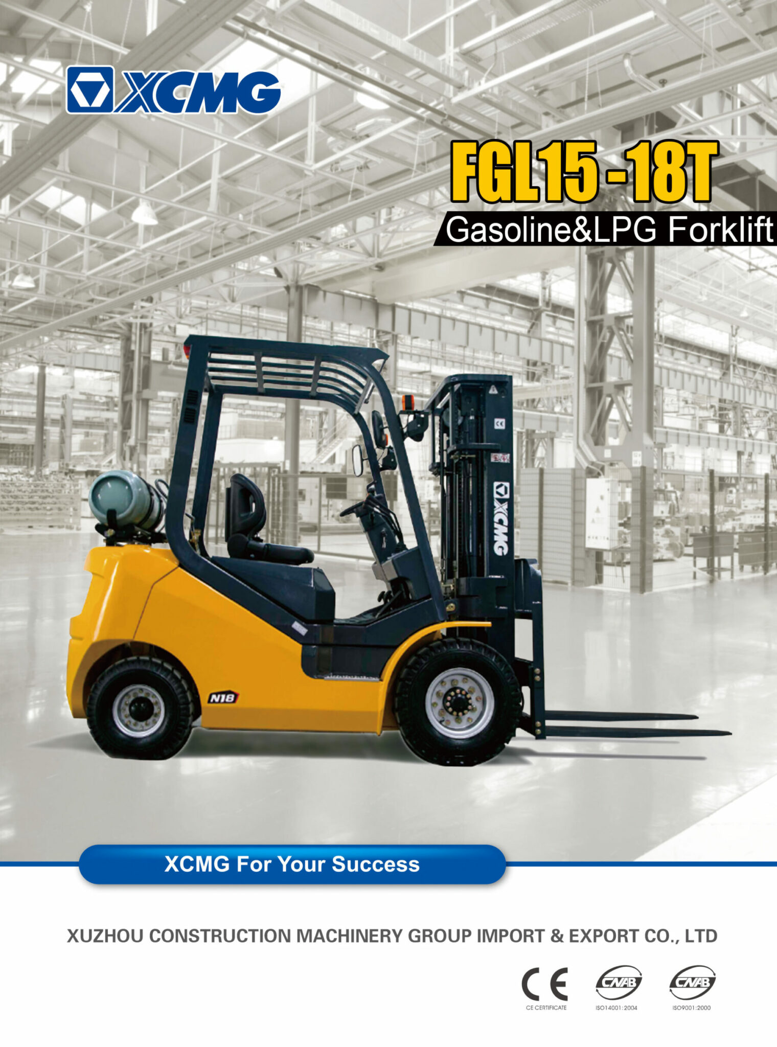 XCMG Model-N Series 1.5T-1.8T[LPG] - ISEE- Service with "HEART"