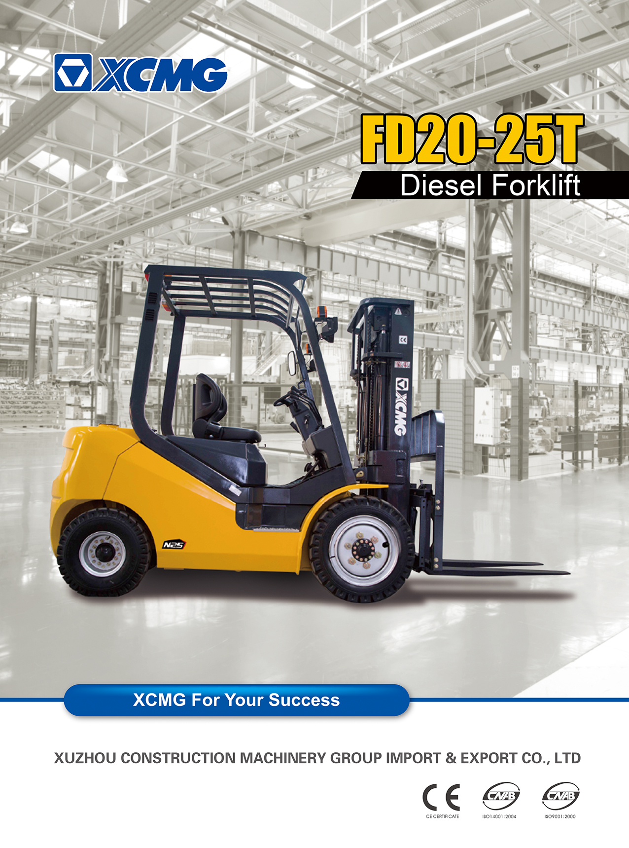 XCMG Model-N Series 2.0T-2.5T - ISEE- Service with "HEART"